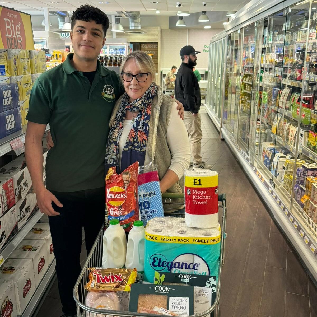 Winner of her Shopping! | Fraser's Budgens